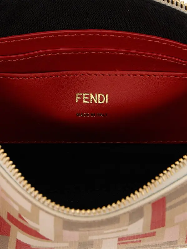 Fendi Baguette Pouch With Ff Pattern