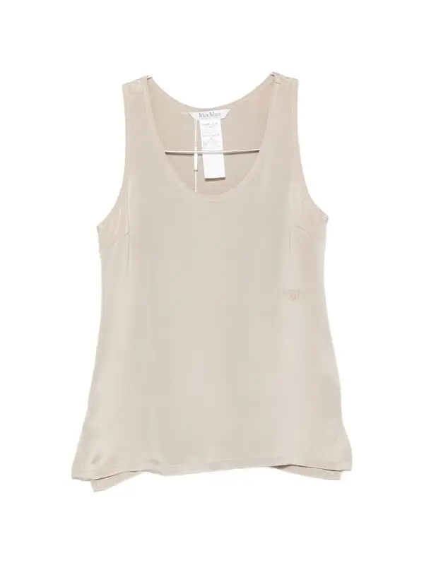 Max Mara Logo Cotton T-shirt - Multicolor