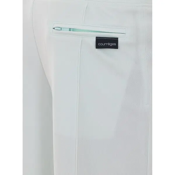 COURREGES Straight-leg Tracksuit Trousers - Green