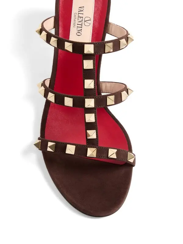 Valentino Garavani Rockstud Leather Sandals - Multicolor