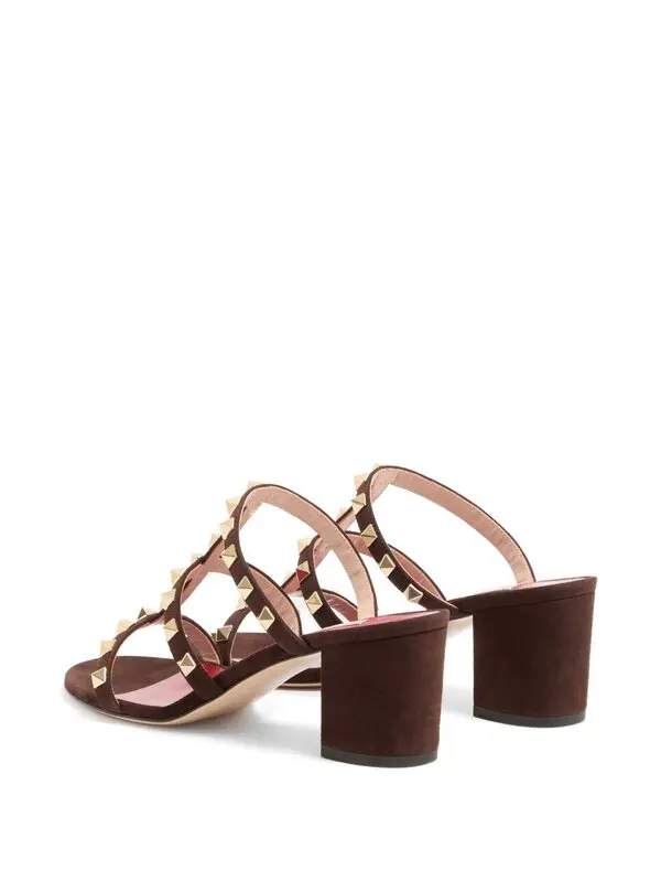 Valentino Garavani Rockstud Leather Sandals - Multicolor