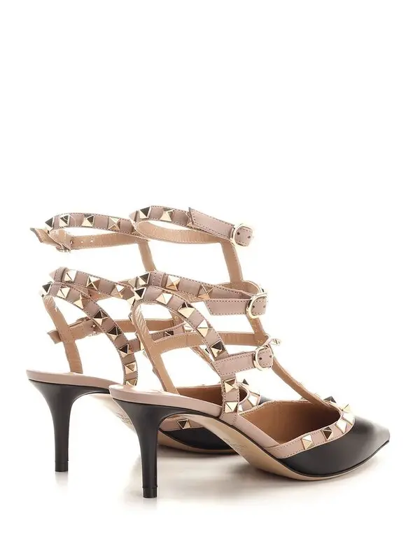 Valentino Garavani Rockstud Pumps With Ankle Strap