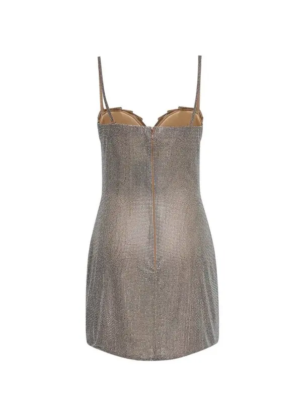 Giuseppe Di Morabito Crystal Embellished Bustier Mini Dress