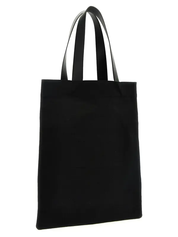 JIL SANDER Flat Shopper Medium Shopping Bag - Black