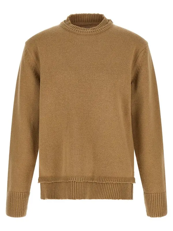 MAISON MARGIELA Patch Wool Sweater - Cream