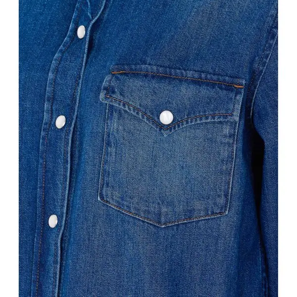 A.p.c. Western Long-sleeve Denim Shirt