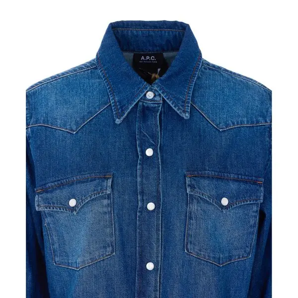 A.p.c. Western Long-sleeve Denim Shirt