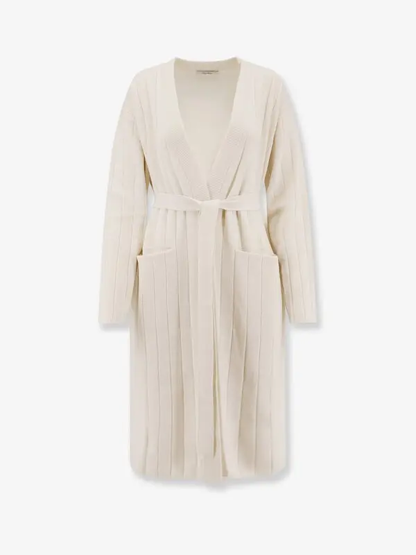 Max Mara Giusto Cashmere Belted Cardigan - Multicolor