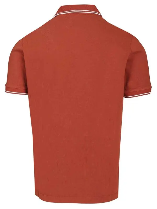 Stone Island Organic Cotton Polo Shirt - Red