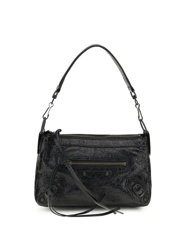 Balenciaga Le City Moto Mini Handbag - Black