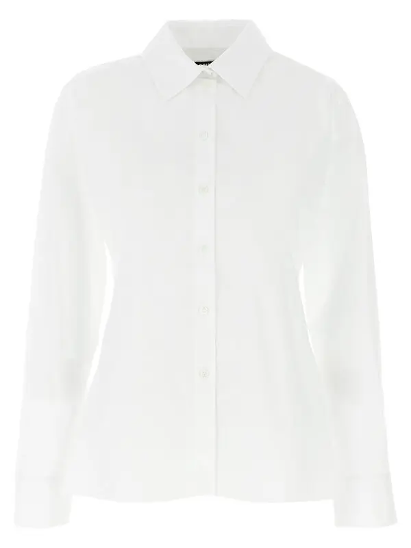 Jacquemus Stretch Cotton Poplin Shirt - White