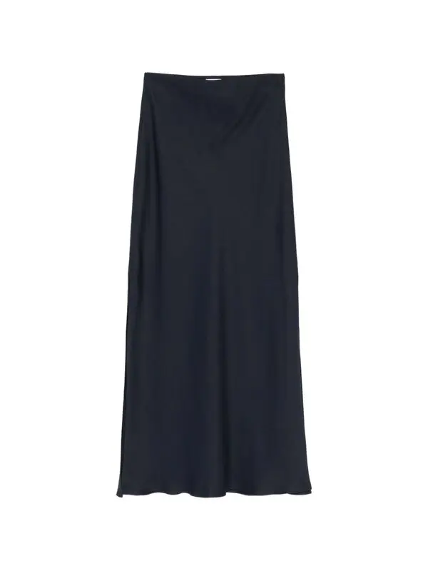 Brunello Cucinelli Long Skirt With Side Slit - Multicolor