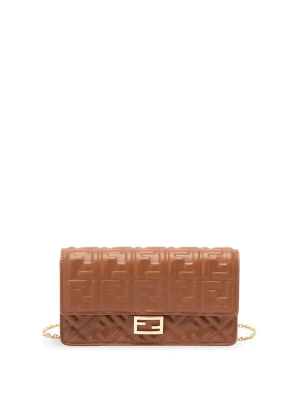 Fendi Baguette Wallet On Chain - Multicolor
