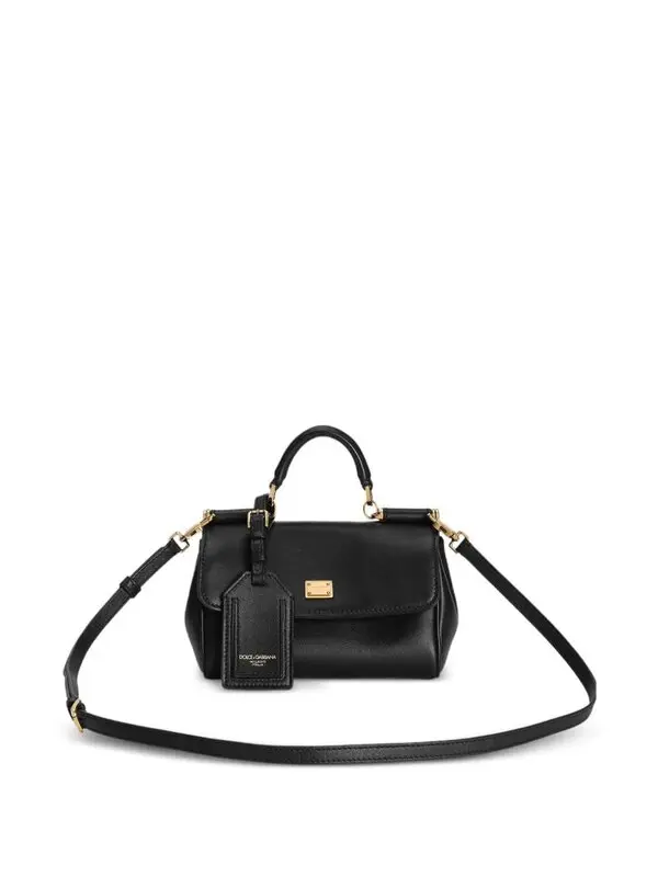Dolce & Gabbana My Sicily Handbag In Plongé Leather