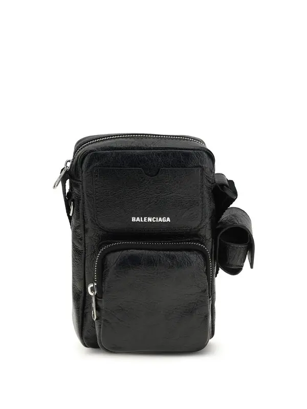 Balenciaga Superbusy Vertical Shoulder Bag - Black
