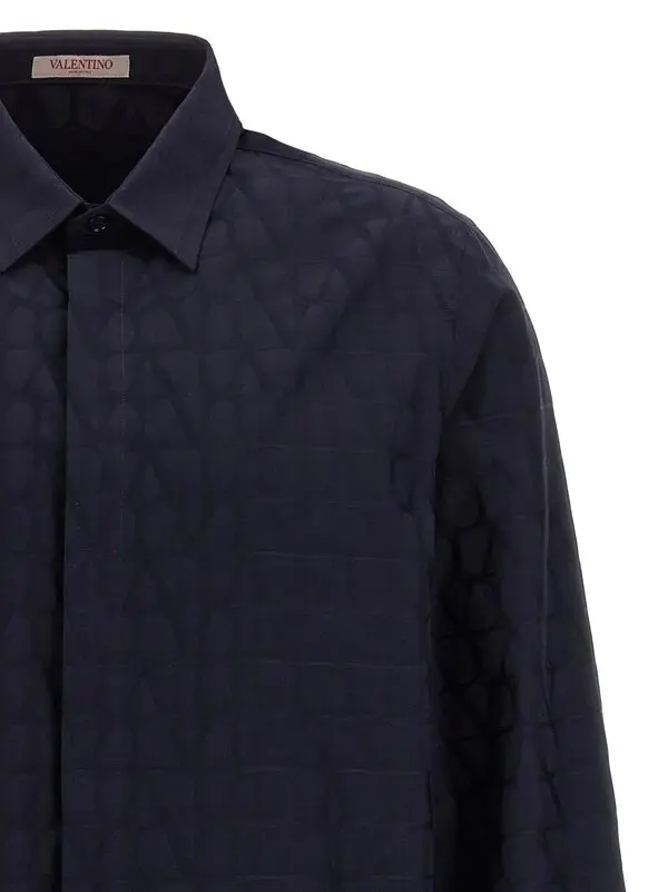 Valentino Garavani Toile Iconographe' Shirt - Blue