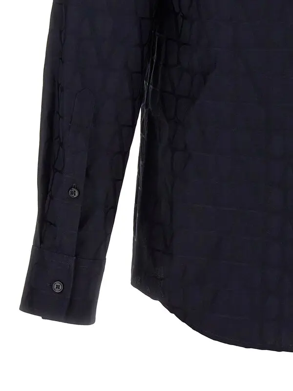 Valentino Garavani Toile Iconographe' Shirt - Blue
