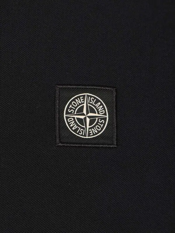 Stone Island Organic Cotton Polo Shirt - Blue