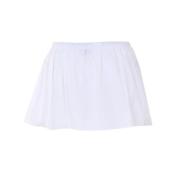 Miu Miu Embroidered Logo A-line Skirt