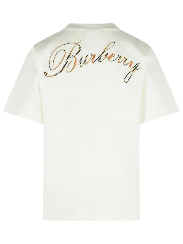 Burberry Ryan' Cotton T-shirt - White