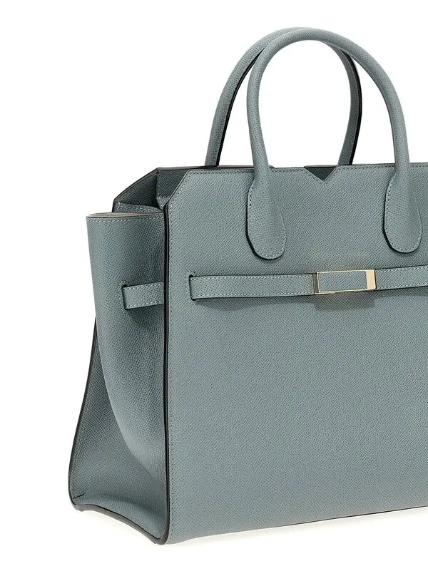 VALEXTRA Milano Medium Handbag - Gray