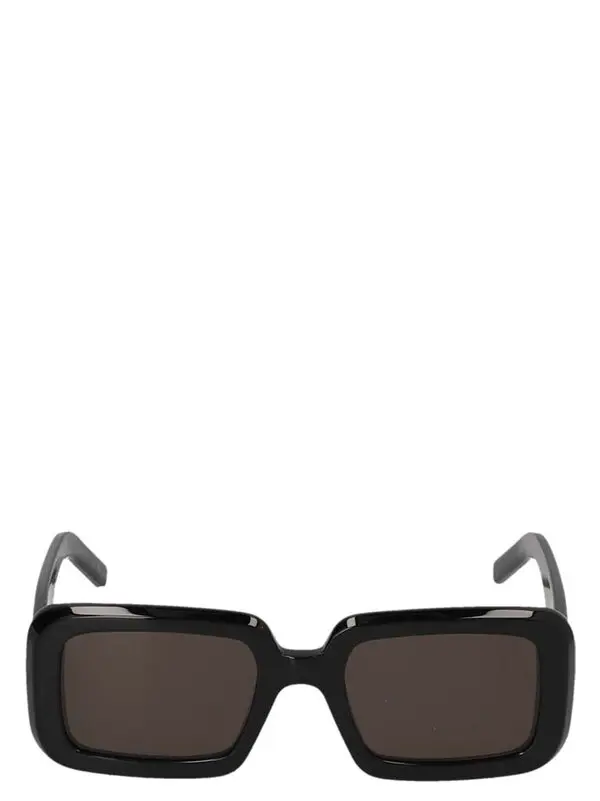Saint Laurent 534 Sunrise' Square Frame Sunglasses - Black