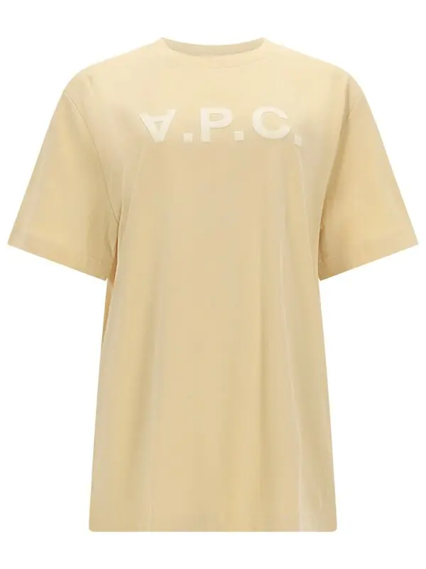 A.p.c. Logo T-shirt - Cream