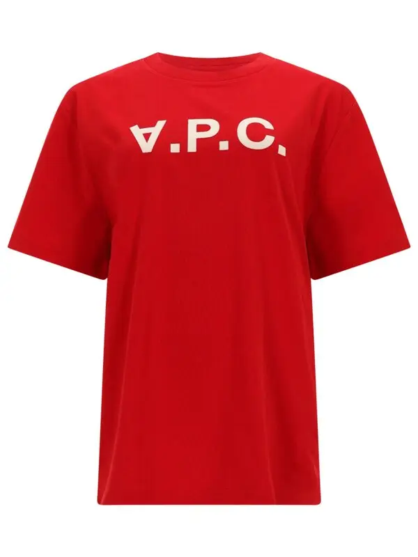 A.p.c. Logo T-shirt - Red