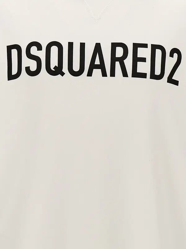 Dsquared2 Logo Print Cotton Hoodie - Multicolor