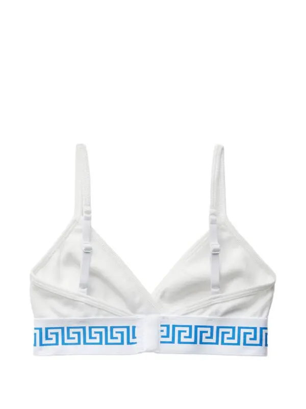 Versace Cotton Triangle Bra - Multicolor