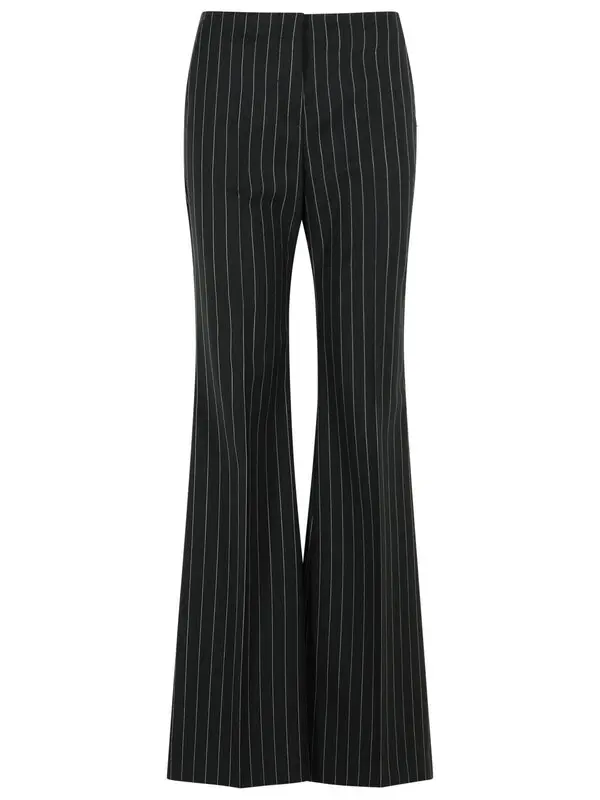 Sportmax Virgin Wool Blend Pants - Black
