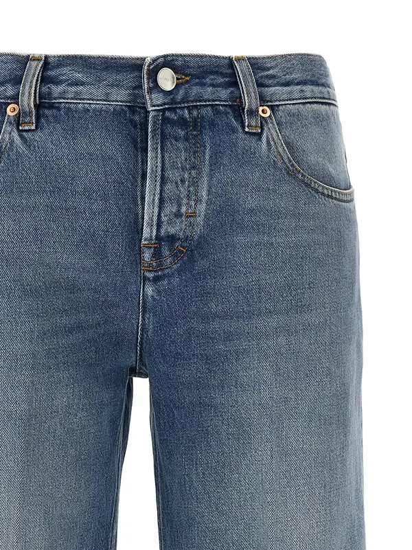 Gucci Straight Leg Jeans - Blue