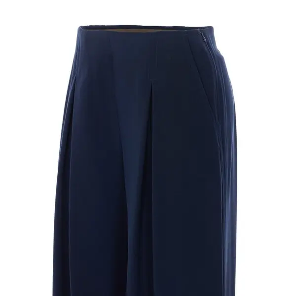 Max Mara Palude Pleated Front Trousers - Blue