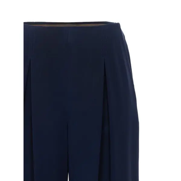Max Mara Palude Pleated Front Trousers - Blue