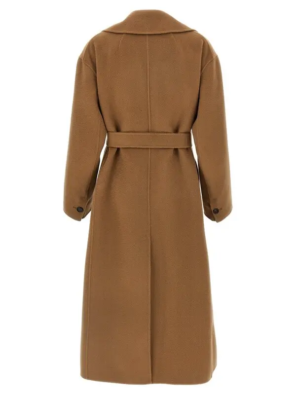 Max Mara Dalila Double-breasted Wool And Cashmere Coat - Brown