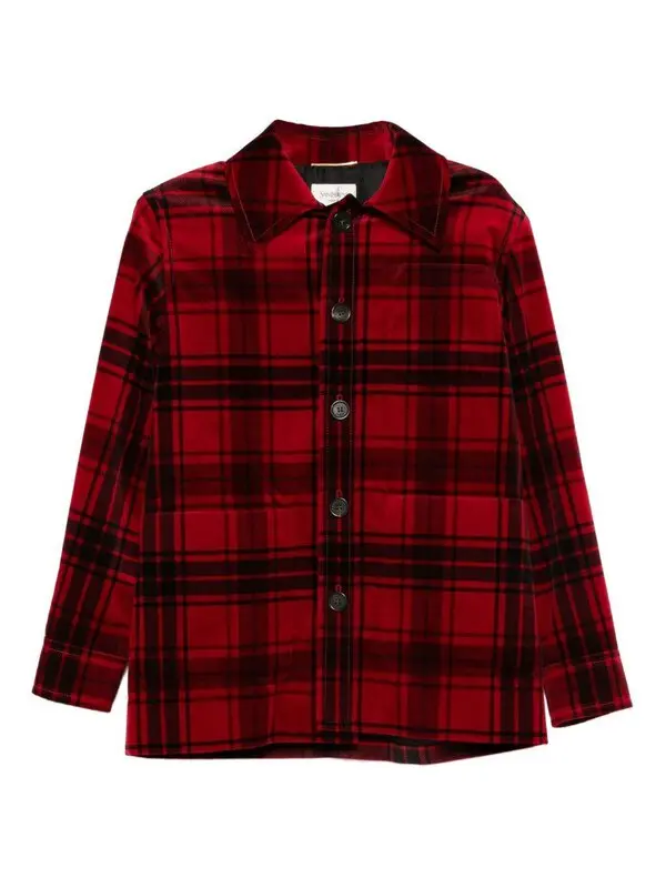 Saint Laurent Tartan Velvet Jacket