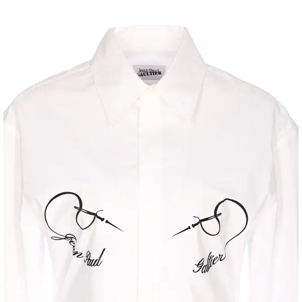 JEAN PAUL GAULTIER Graphic Print Cotton Shirt
