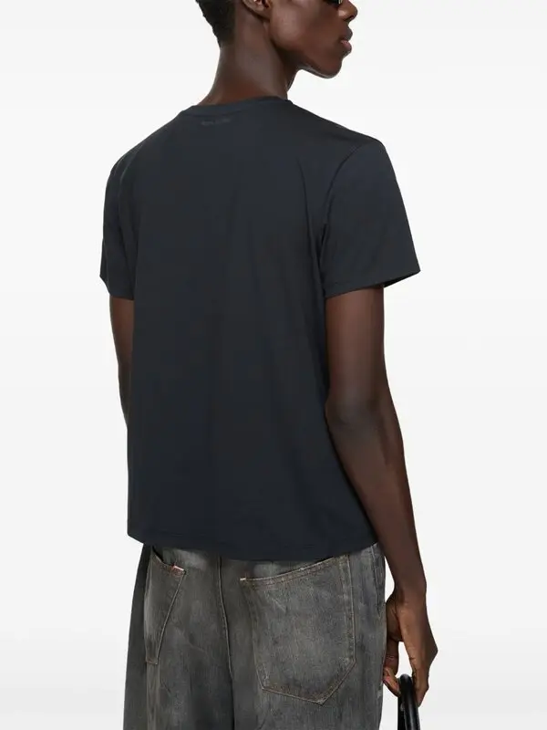 Acne Studios Cotton T-shirt With Logo Detail - Multicolor
