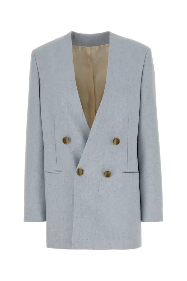 Alberta Ferretti Melange Light-jersey Blazer