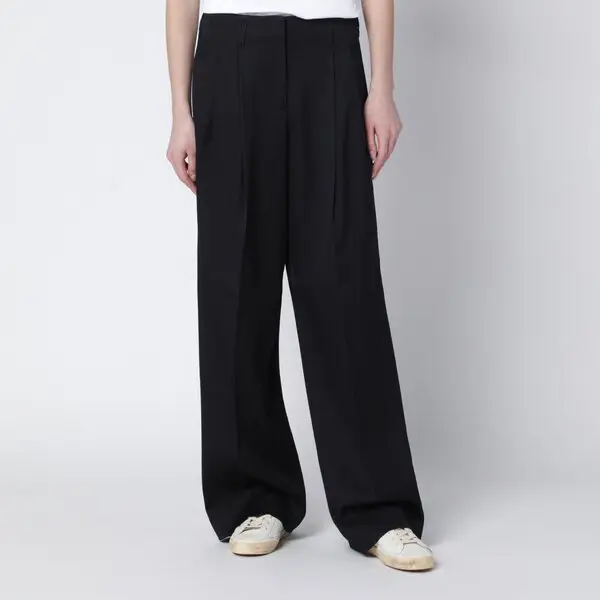 GOLDEN GOOSE Wide Wool Trousers