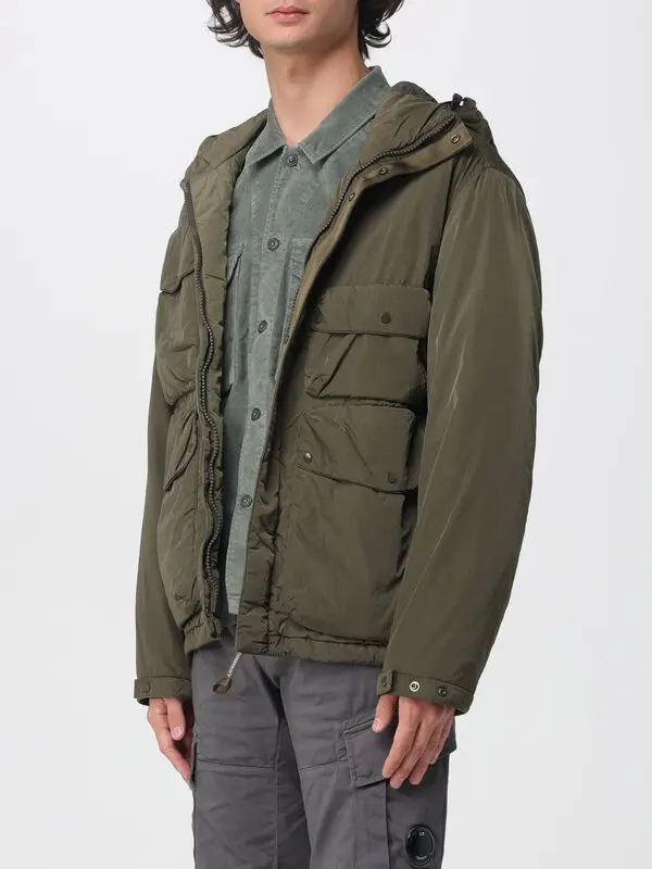 C.P. COMPANY Hooded Zip-up Jacket - Green