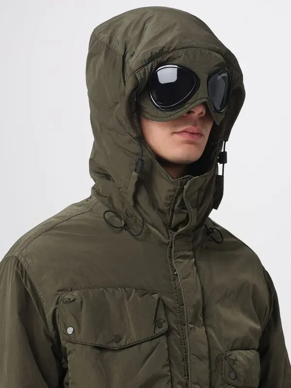C.P. COMPANY Hooded Zip-up Jacket - Green