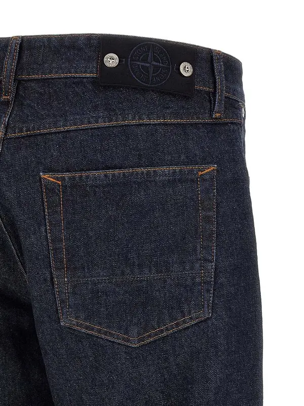 Stone Island Indigo Denim Jeans - Blue