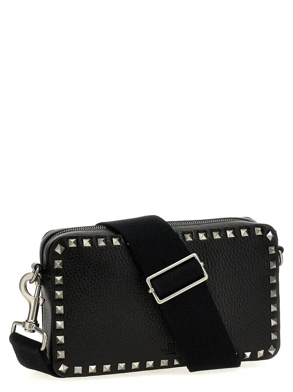 Valentino Garavani Rockstud Shoulder Bag - Black