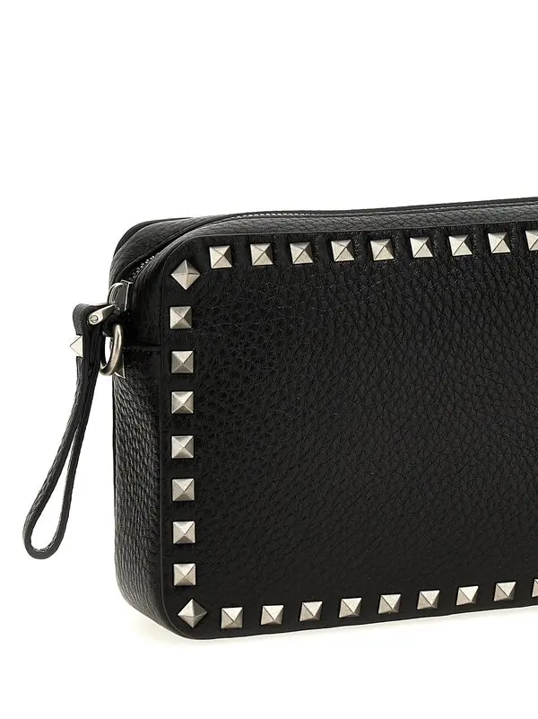 Valentino Garavani Rockstud Shoulder Bag - Black