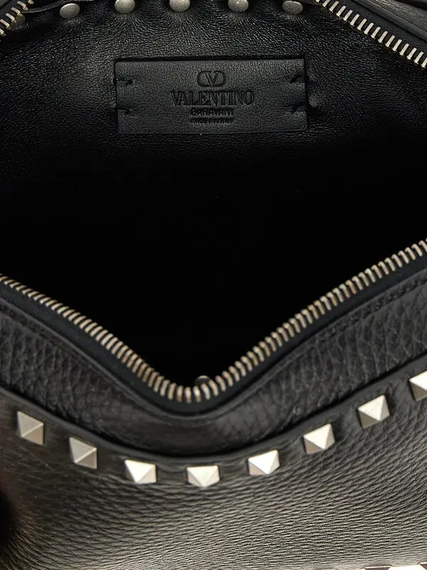 Valentino Garavani Rockstud Shoulder Bag - Black