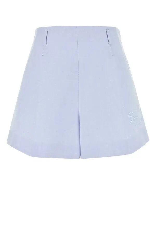 Givenchy Powder Cotton Shorts - Blue