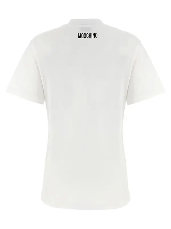 Moschino Graphic Print Organic Cotton T-shirt - Multicolor