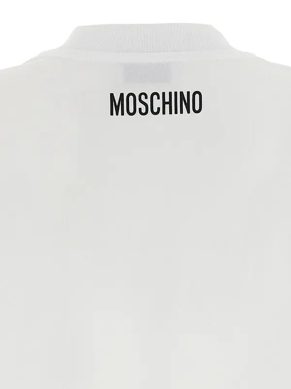 Moschino Graphic Print Organic Cotton T-shirt - Multicolor