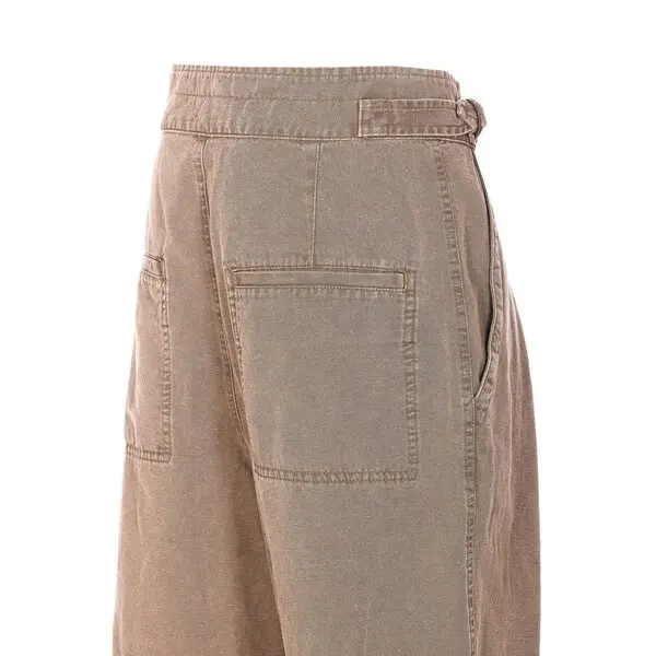 Isabel Marant Étoile Neriah Baggy Fit Trousers - Brown